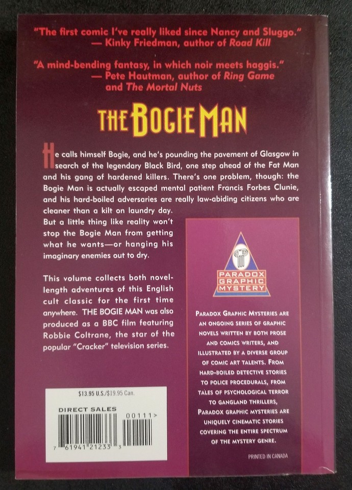 Bogie Man TPB 1998 Paradox Press/DC Comcs Comedy/Dark Humor/Noir | eBay