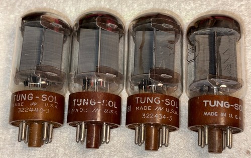 4- Tungsol 5881 Vacuum Tubes Matched Quad Amplitrex Tested NOS | eBay