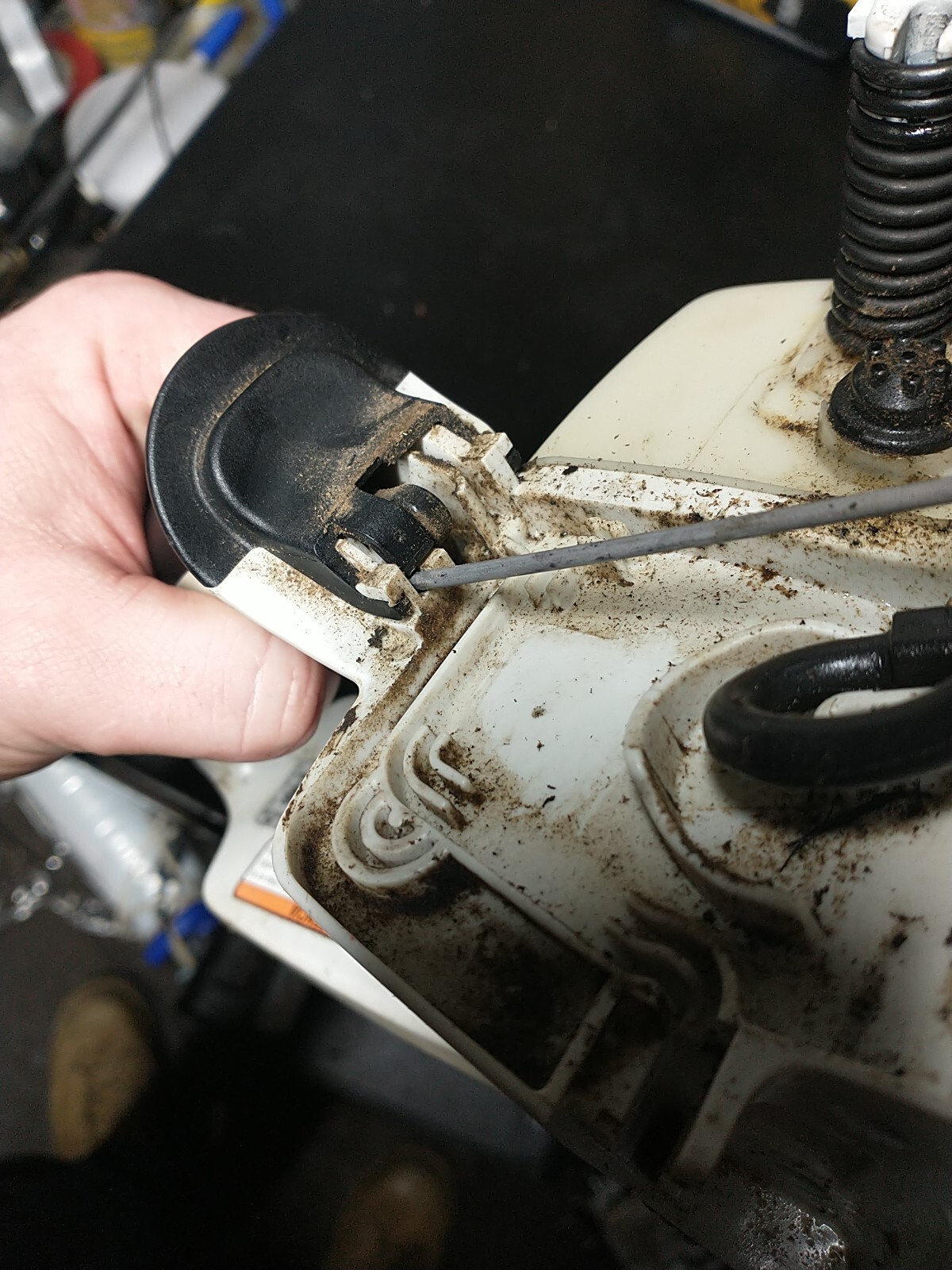 OE Stihl MS261 C Chainsaw Fuel Tank Throttle Assembly | eBay