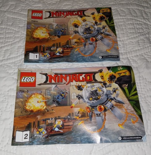Lego Ninjago Movie 70610 Flying Jelly Sub Instructions Only | eBay