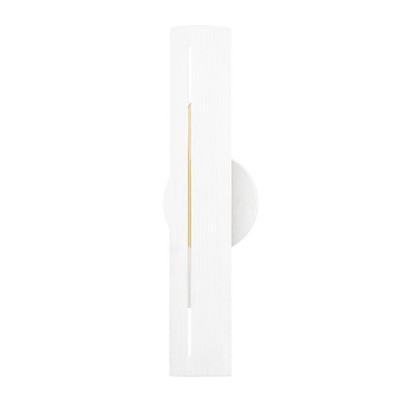 Troy Lighting Brandon 1 Light B Wall Sconce, Textured Gesso White ...