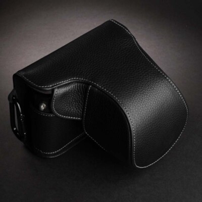 2024 Handmade Genuine Real Leather Camera Full Cover Case Bag For Leica ...