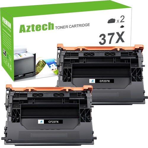 2PK Toner Compatible With HP 37X CF237X Laserjet Enterprise M608 M609 ...