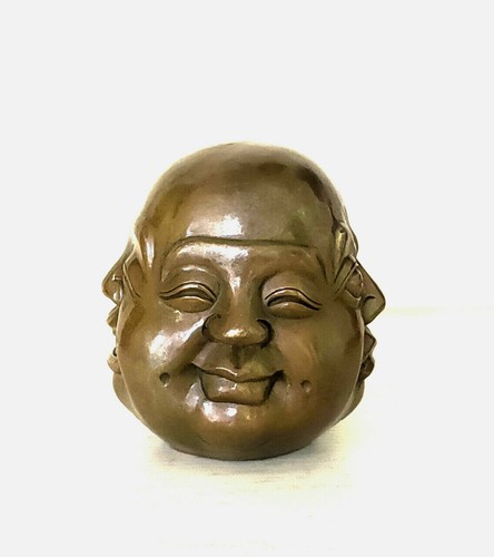 Classic handwork statue tibet Tribal 4 Face expression Copper Buddha | eBay