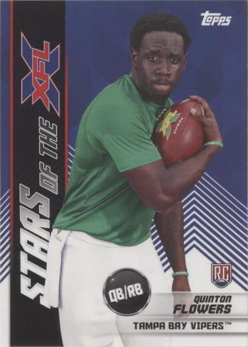 2020 Topps XFL - Stars of the Xfl Quinton Flowers #20 (RC) for sale ...