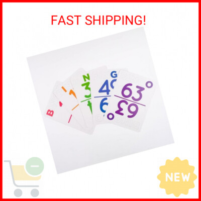 Jumbo Bingo Calling Cards Deck - Reusable - Family Bingo Game - 75 ...