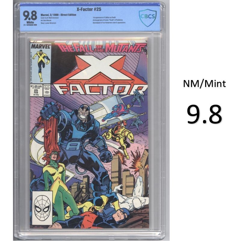 X-Factor #25 - Key comic & 1st appearance of Caliban! CBCS 9.8 - Brand ...