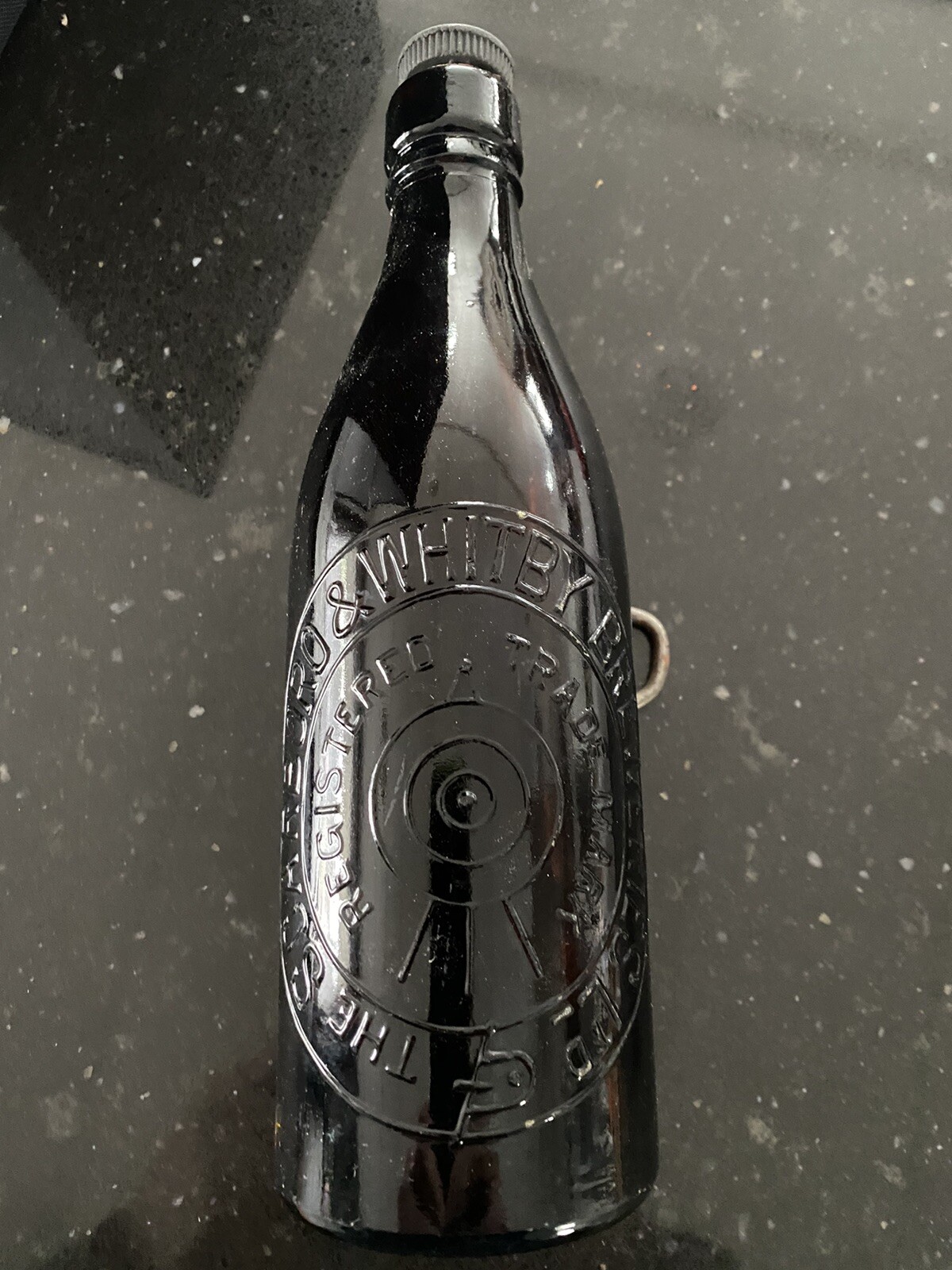 1944 Scarboro & Whitby Embossed Breweries Thick Glass Brown Beer Bottle ...
