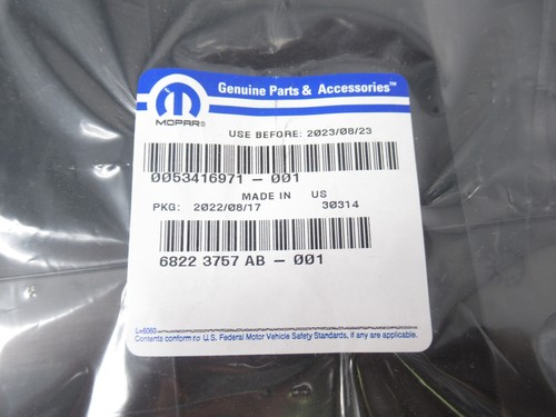 Genuine OEM Mopar Ram 68223757AB Rear License Plate Bracket 2014-2023 ...