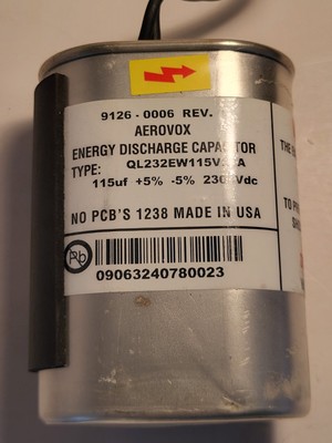 Zoll Aerovox 9126-0006 Discharge Capacitor from E-series cardiac ...