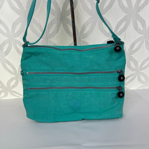 Kipling Alvar Mint Green Nylon Large Crossbody Bag | eBay