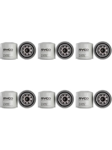 6 x Ryco Oil Filter Z495 fits Subaru Impreza 2.0 GG,GGA i WRX AWD ...
