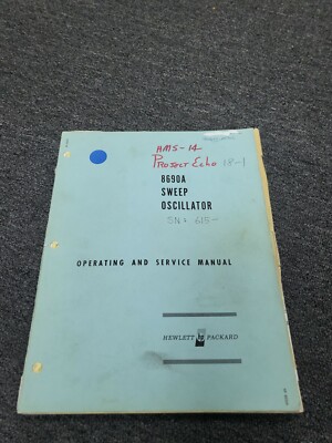 Manuals & Books - Sweep Oscillator