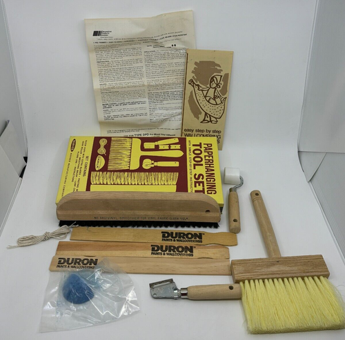 Vintage 1967 to 1970s WARNER MANUFACTURING CO Paper Hanging Tool Set No ...