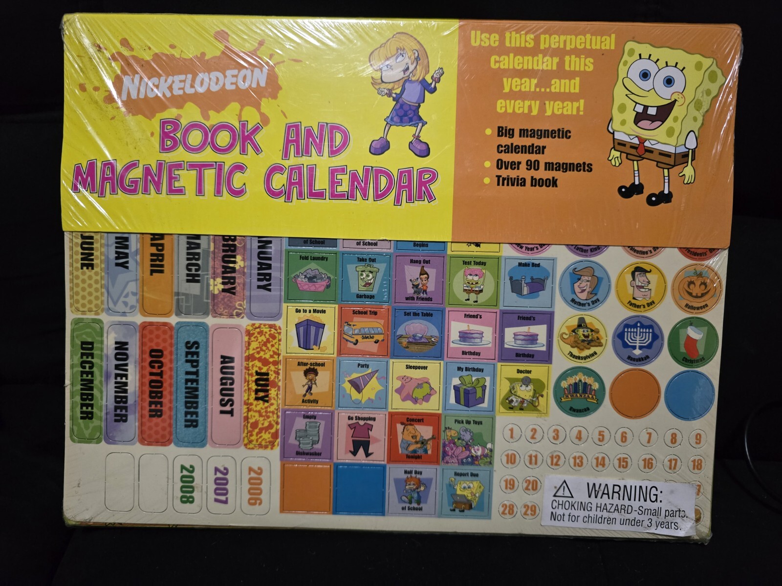 Vintage 2005 Nickelodeon Magnetic Book And Calendar! Sealed! | eBay