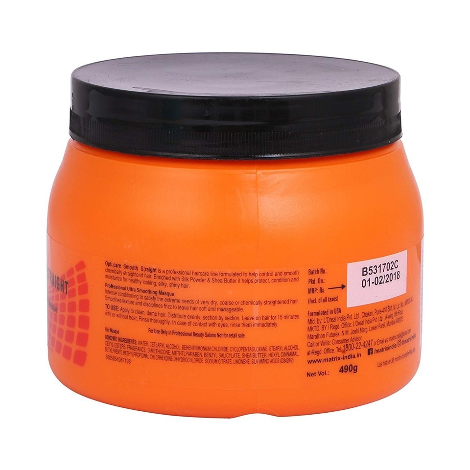 Matrix Opti. Care Professional Ultra Smoothing Masque Shea Butter 490gm ...