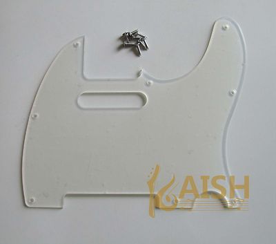 Clear Tele Single Coil pickguard Transparent Guitar Pickguard for ...