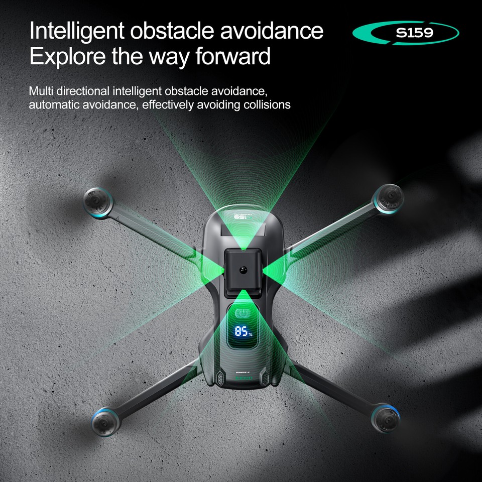 Professional Drones New Screen LCD RC Drone 8K HD Camera Brushless GPS ...