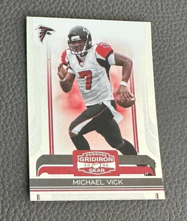 2006 Donruss Gridiron Gear - #5 - Michael Vick - Atlanta Falcons | eBay
