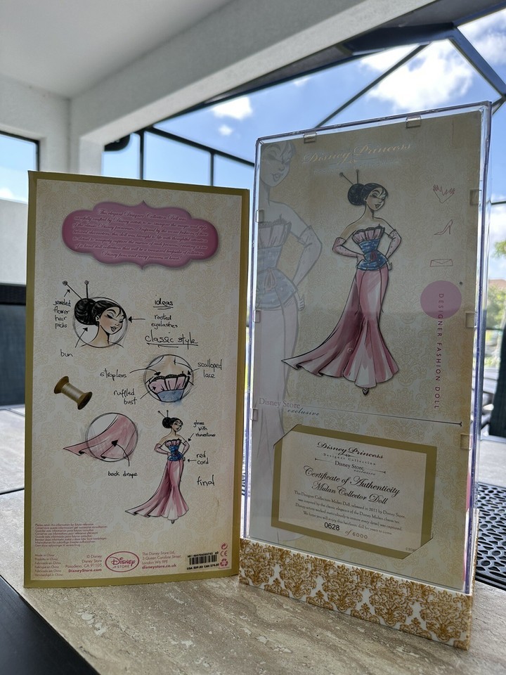 Disney Princess Designer Collection Mulan Doll 0628/6000 | eBay