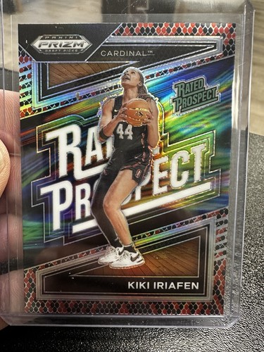 2024 Prizm Draft Basketball Kiki Iriafen Rated Prospect Snake Skin ...