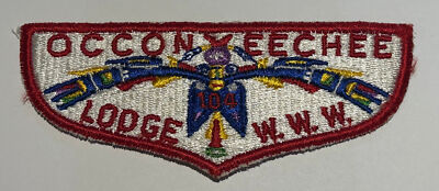 OA Lodge 104 Occoneechee First Flap Patch Boy Scout North Carolina XJ1 ...