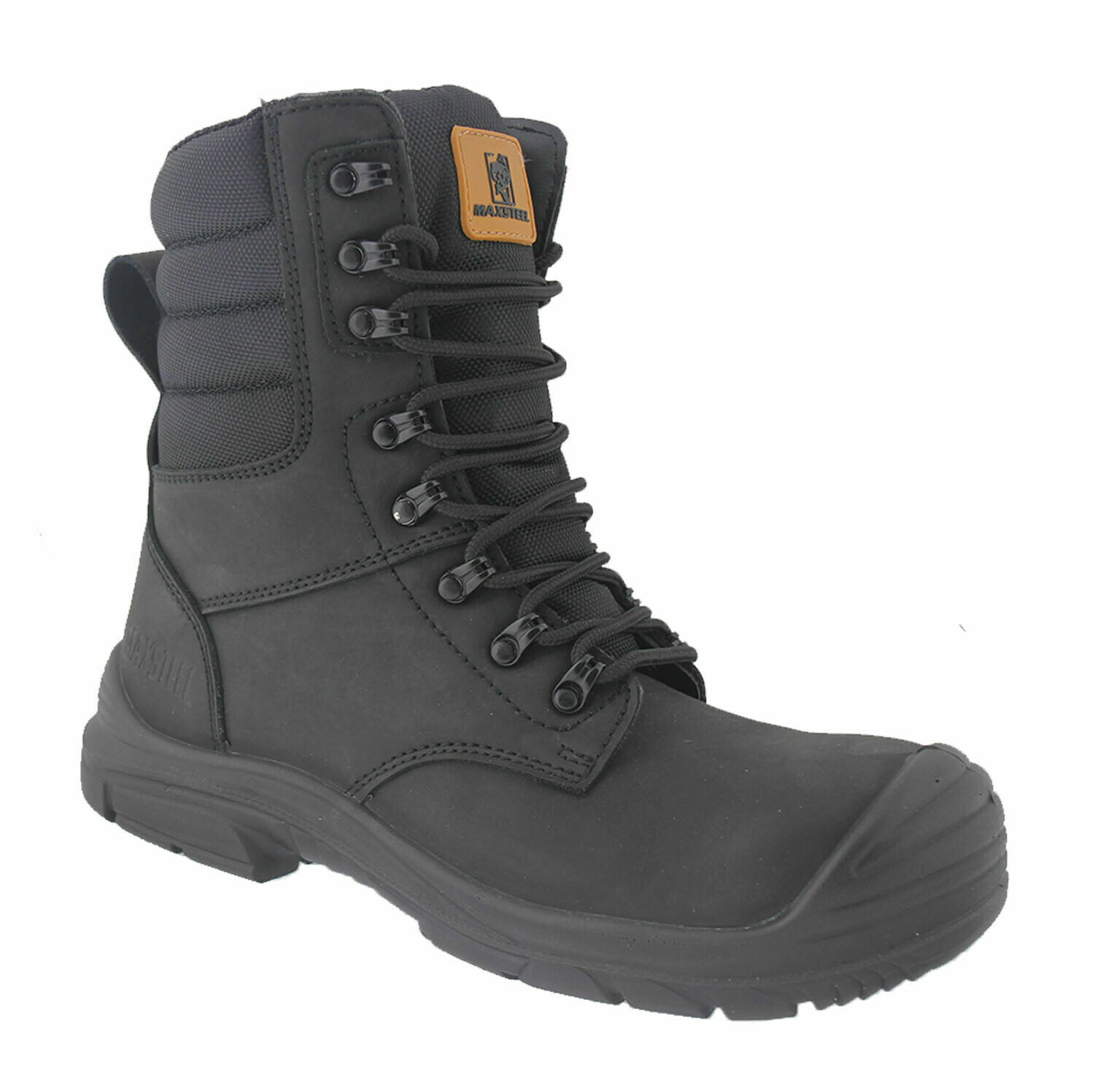 MENS SAFETY BOOTS ARMY MILITARY POLICE TACTICAL STEEL TOE CAP COMBAT ...