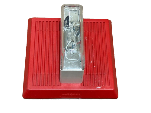Wheelock MT-24-LS Fire Alarm Horn Strobe Wall Red | eBay