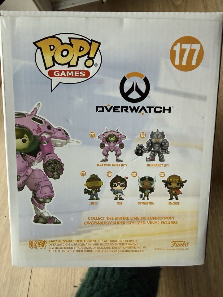 Funko Pop! Games Overwatch #177 – D.Va with Meka Vinyl Figure | eBay UK