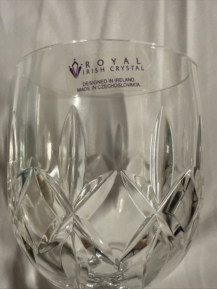 Royal Irish Crystal Water/Wine Goblet 6 Oz | eBay UK
