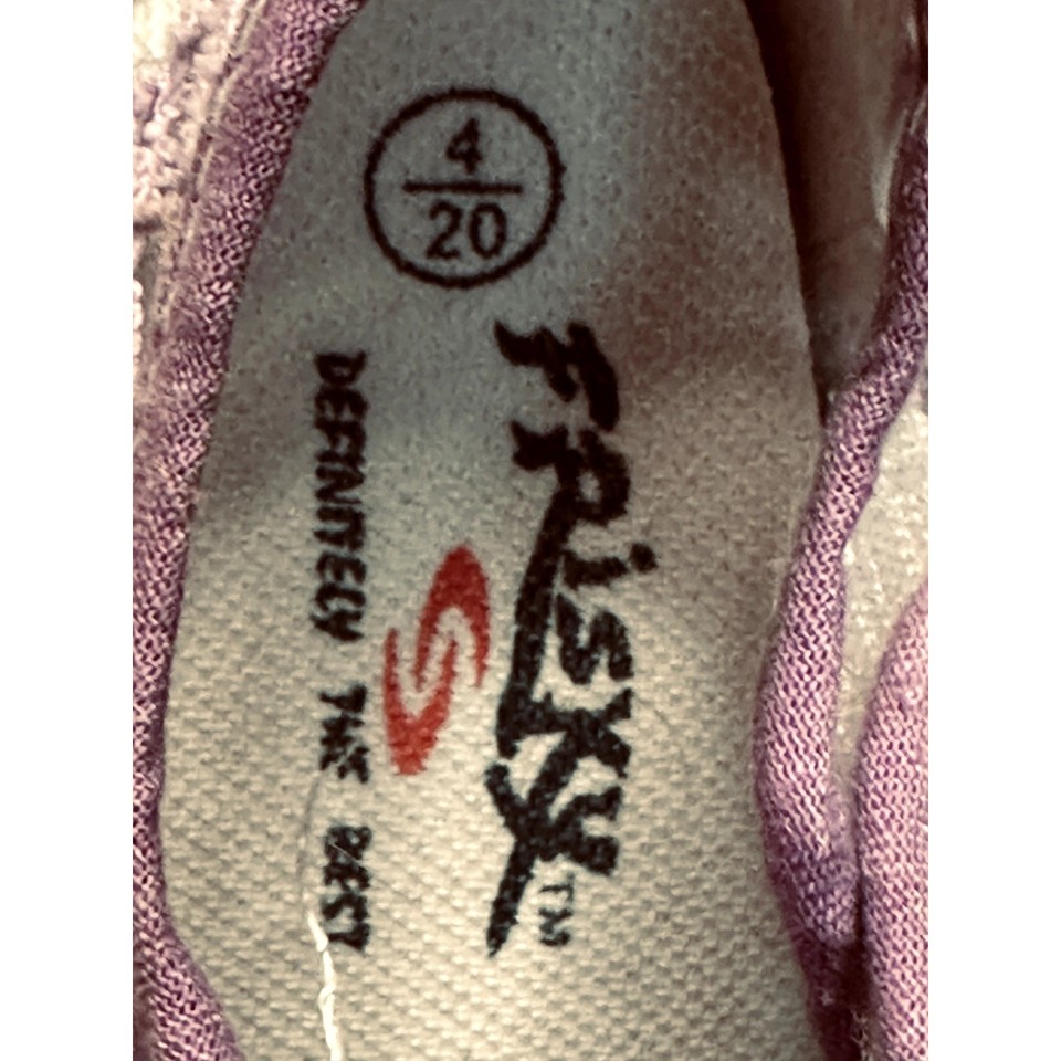 Frisky Purple Lace Rubber Mary Jane Toddler Girls Shoes Size 20 US 4 | eBay