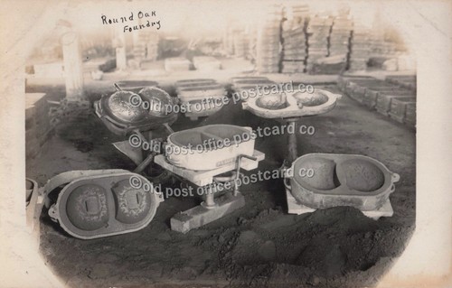 Dowagiac, Michigan-Round Oak Foundry Interior View #2-1908-RPPC Photo ...