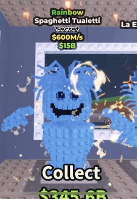 Roblox Steal A Brainrot Rainbow Spaghetti Tualetti 600m/s Super Rare ...