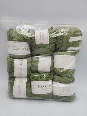 New Crystal Palace Yarns DECO-RIBBON Color #109 "Fern" Green 9 ...