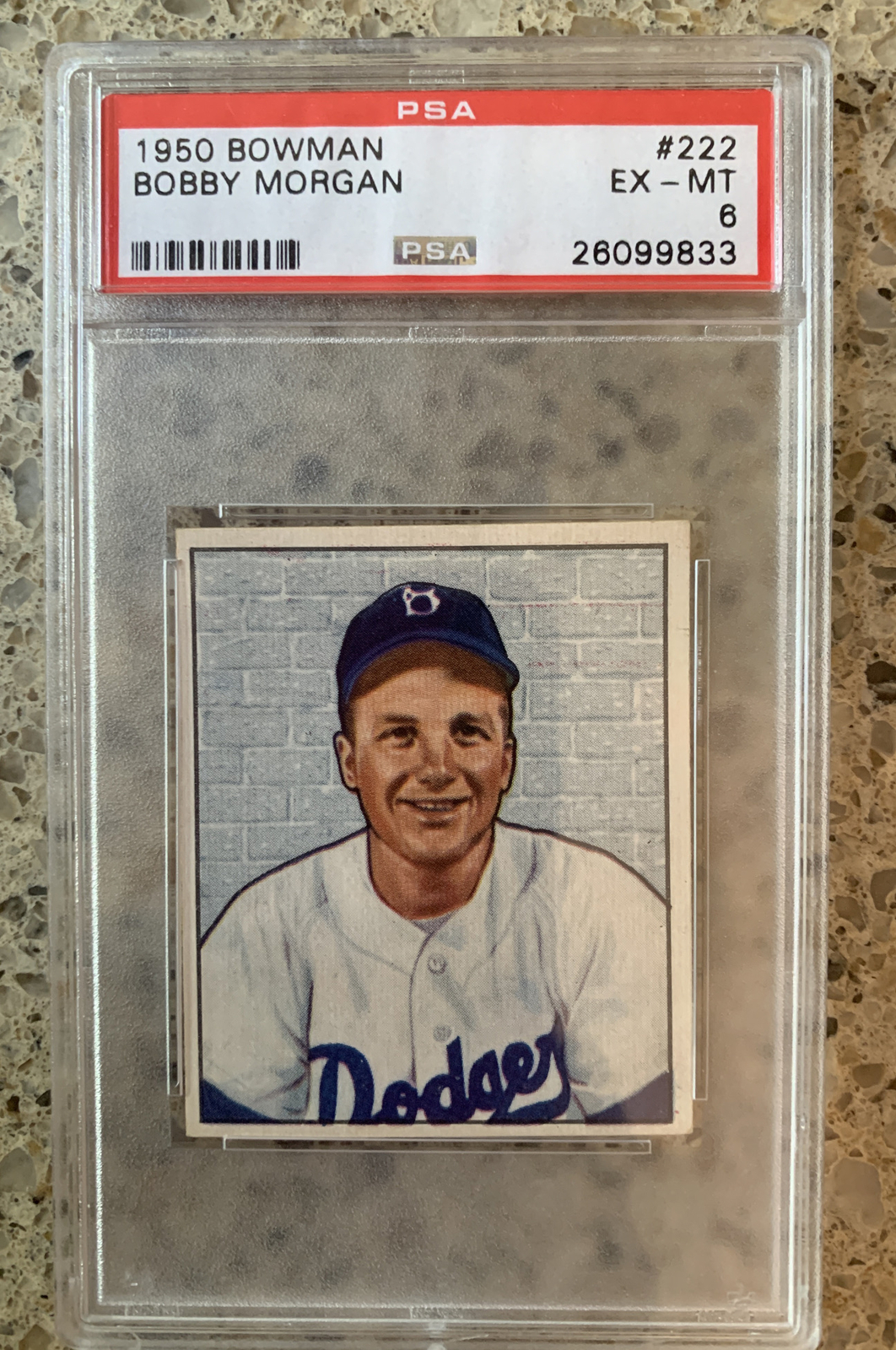 1950 Bowman - copyright #222 Bobby Morgan (RC) for sale online | eBay