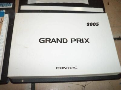 GRAND PRI 2005 Owners Manual 271879 | eBay