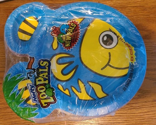 Hefty ZOO PALS 20 ct VARIETY Pack Paper Plates*Surprise Animals*NEW ...