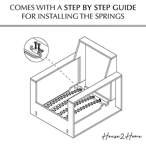 15" Couch Spring Repair Kit To Fix Sofa Support For Sagging Cushions ...