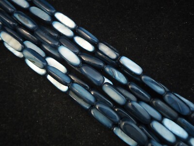 Shell Beads 14x5mm Dark Slate Blue 37cm Strand DIY Jewelry Necklace | eBay
