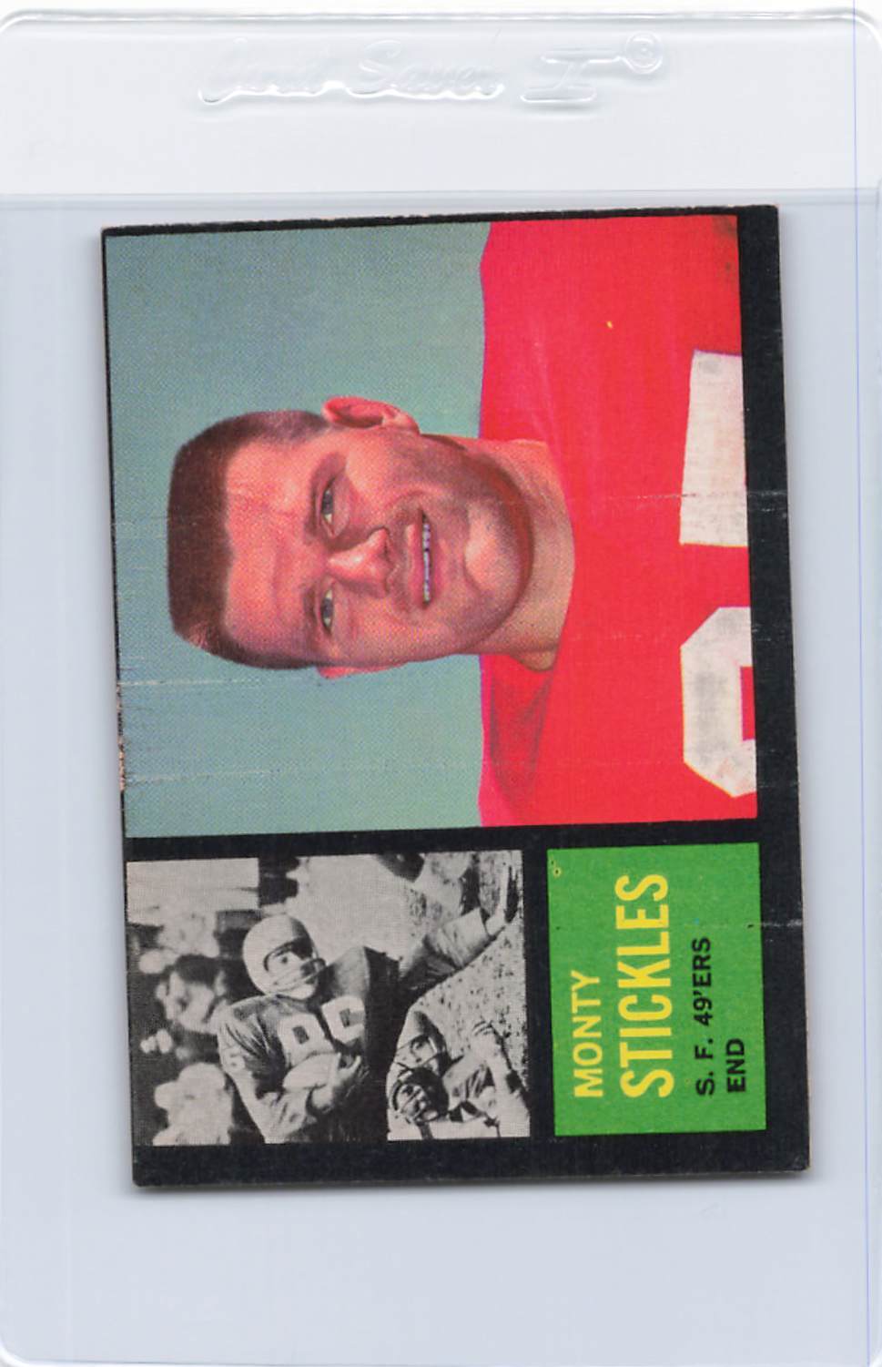 1962 Topps #155 Monty Stickles 49ers EX *DA-A7771 | eBay