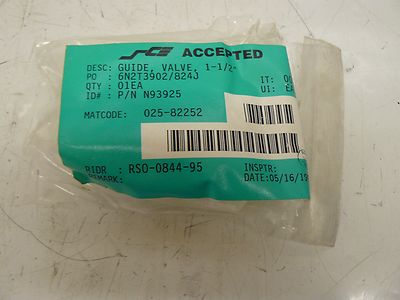 NEW N93925 VALVE GUIDE 1-1/2 INCH MATCODE 025-82252 | eBay