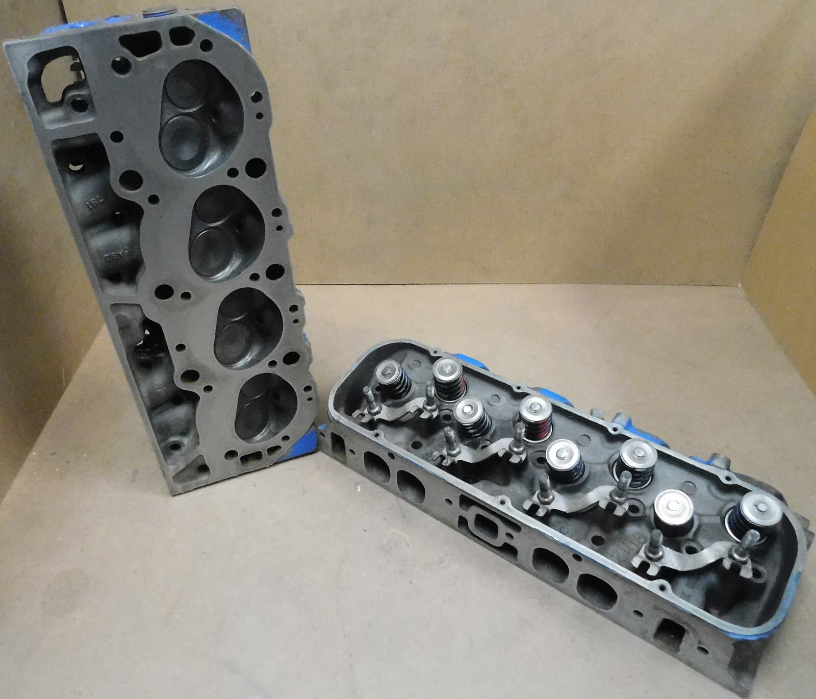 Big Block Chevy 454 BBC 336781 Cylinder Heads Pair Original GM 719 for ...