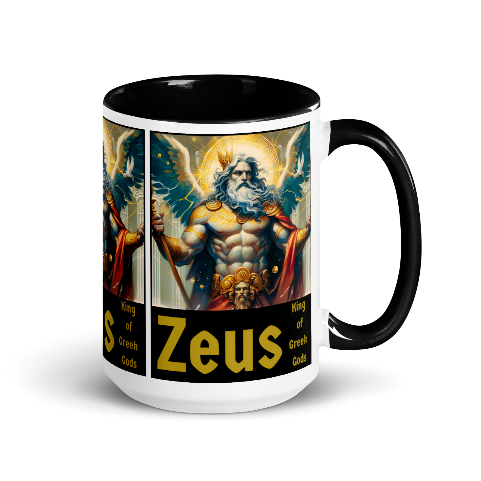 ZEUS King of Greek Gods Mythology Moun Olympus NEW Premium Coffee Mug ...