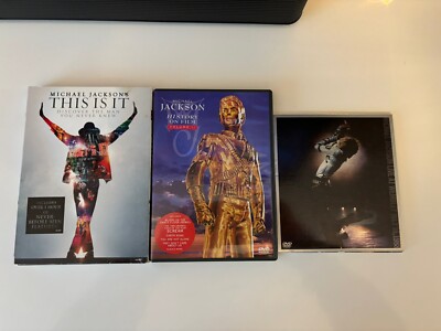 Lot Of (3) MiCHAEL JACKSON DVDS *GREAT QUALITY* - CONCERT MJ | eBay