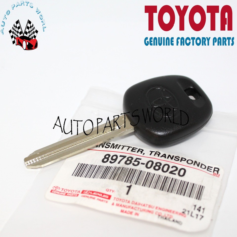 GENUINE OEM TOYOTA TACOMA UNCUT TRANSPONDER KEY MASTER TRANSMITTER ...