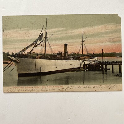 Kittery ME Prison Ship Southery - Navy Yard Postcard c1905 | eBay