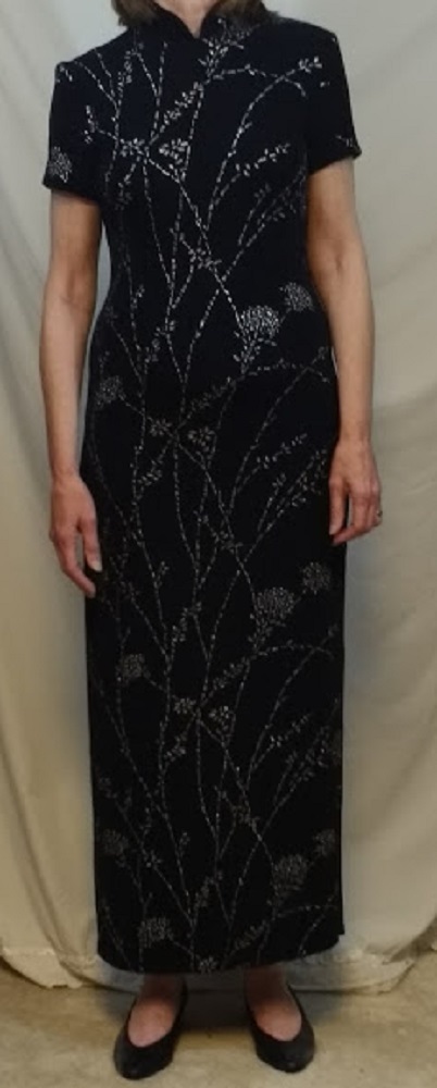 Jessica Howard Black and Silver Metallic Design Full … - Gem