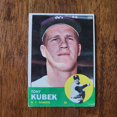 1963 Topps #20 Tony Kubek New York Yankees VG to VG-EX | eBay
