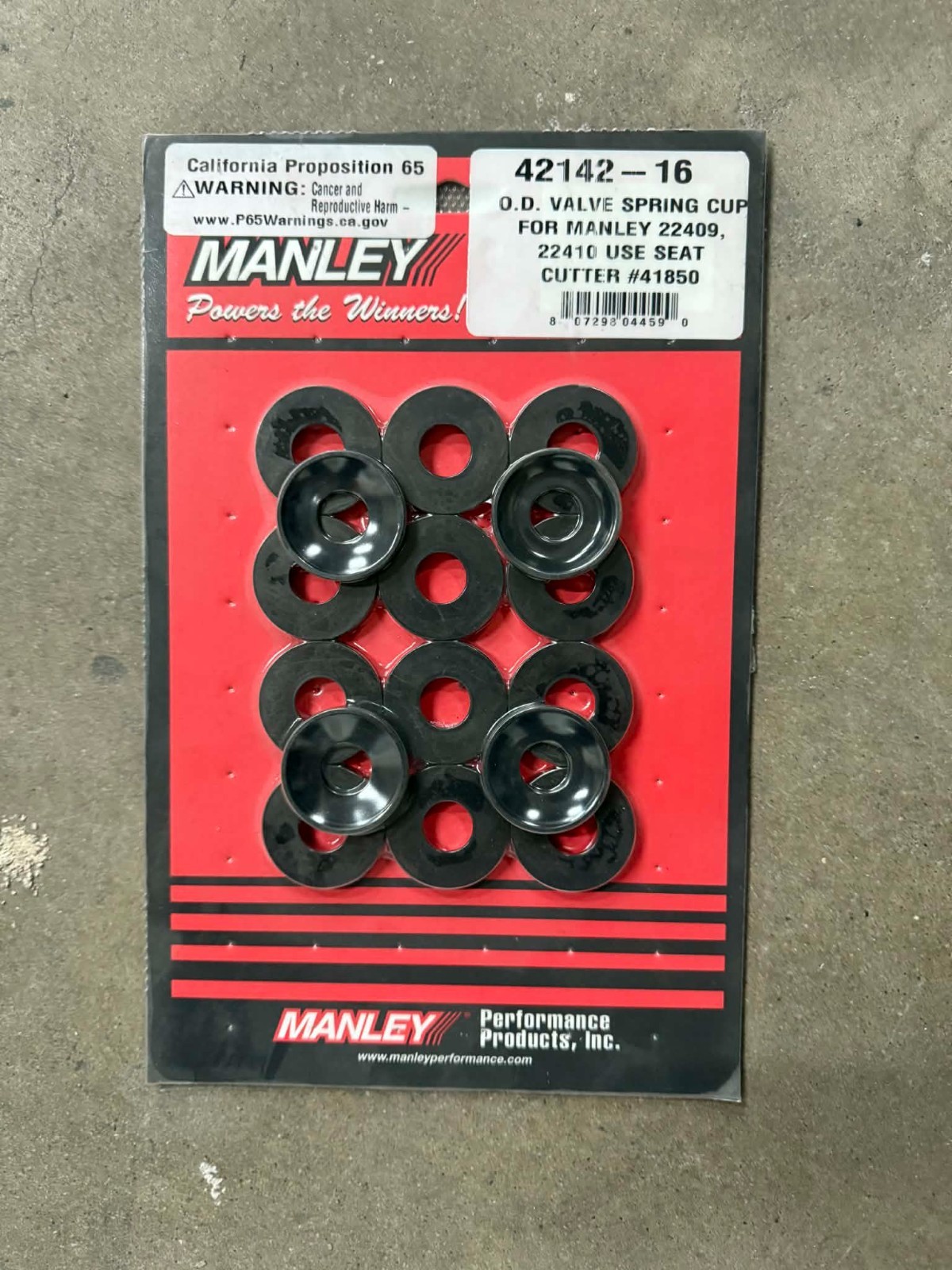 Manley Valve Spring Cups and Locators 42142-16 | eBay