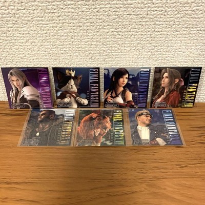Final Fantasy 7 Rebirth Promotional Giveaway Stickers Types Japan Anime ...